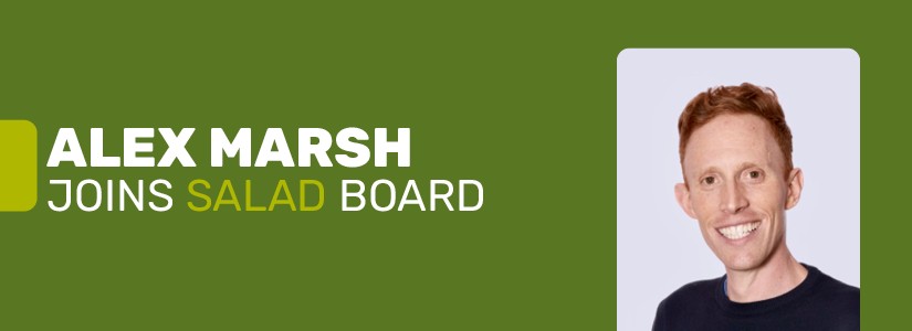Alex Marsh joins Salad Money's Board
